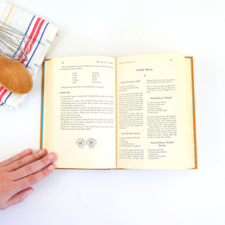 Vintage Yellow & Orange Cookbook Collection / Colorful Vintage Book St ...