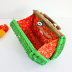 SOLD - Vintage Kelly Green Woven Plastic Purse from Hong Kong – Wise ...