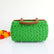 SOLD - Vintage Kelly Green Woven Plastic Purse from Hong Kong – Wise ...