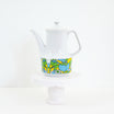SOLD - Mid Century Mod Flower Teapot – Wise Apple Vintage
