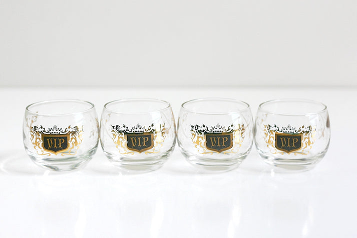 SOLD - Mid Century Modern VIP Cocktail Set / Vintage VIP Glasses and P ...