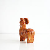 SOLD - Mid Century Modern Raymor Bitossi Inspired Ceramic Ram Figurine ...