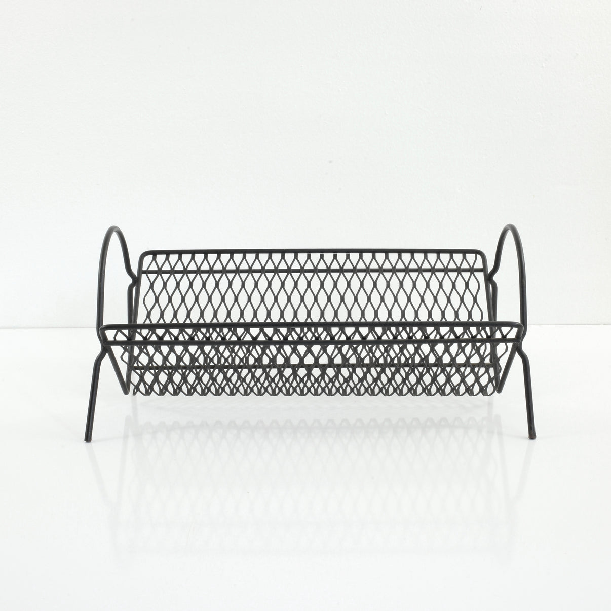 SOLD - Mid Century Metal Book Rack – Wise Apple Vintage