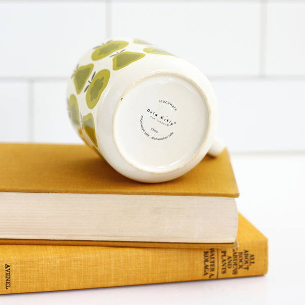 SOLD - Orla Kiely for Target Green Apples & Pears Stoneware Mug – Wise ...