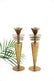 SOLD - 1930s Machine Age Brass Candlesticks – Wise Apple Vintage