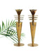 SOLD - 1930s Machine Age Brass Candlesticks – Wise Apple Vintage