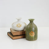 SOLD - Mid Century Mustard & Olive Stoneware Vase by OMC Japan – Wise ...