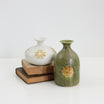 SOLD - Mid Century Mustard & Cream Stoneware Vase by OMC Japan – Wise ...