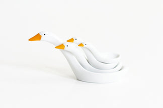 SOLD - Vintage Porcelain Geese Measuring Spoons Set by Avon – Wise ...