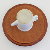 SOLD - Bennington Potters White Trigger Handle Teapot – Wise Apple Vintage
