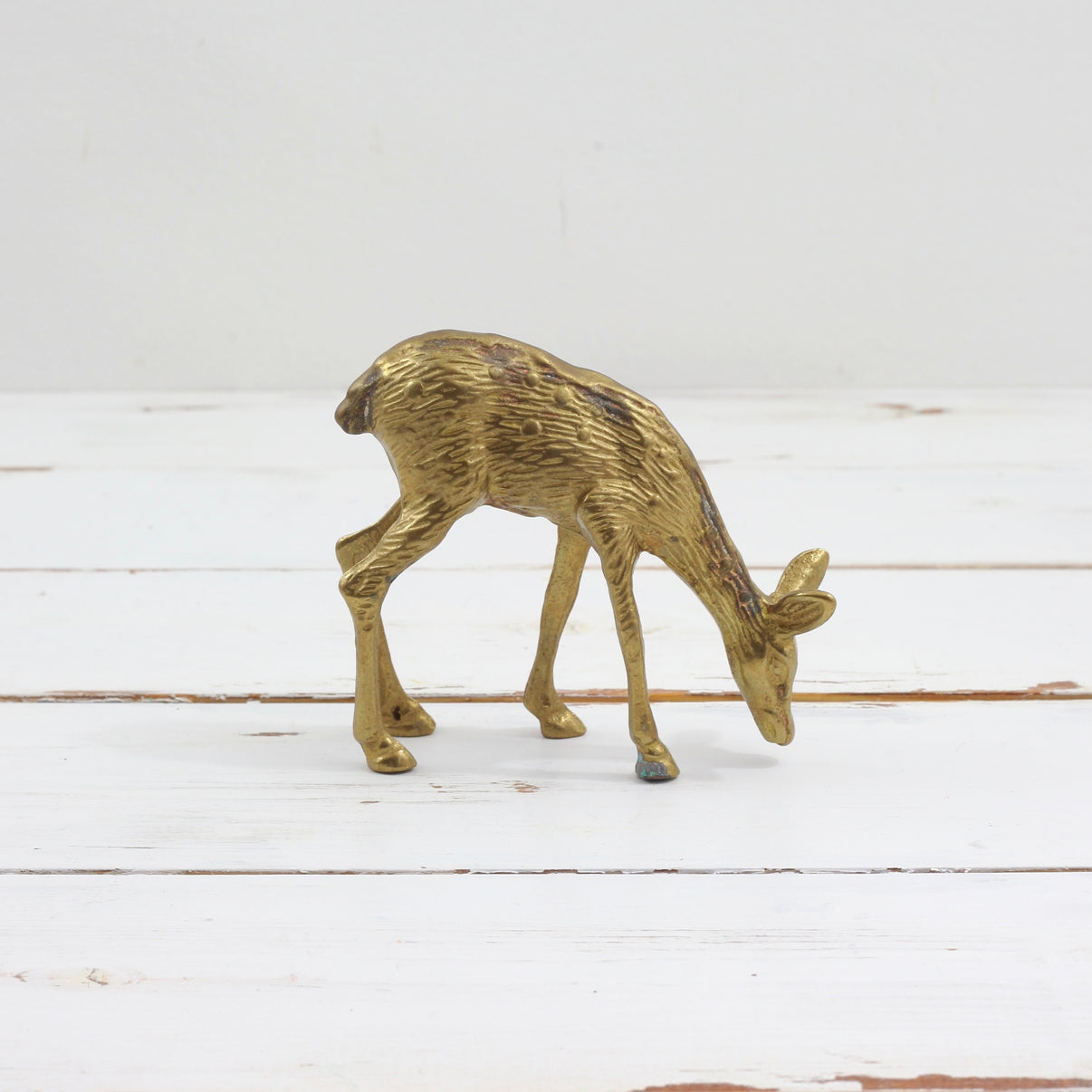 SOLD - Mid Century Modern Brass Deer Pair – Wise Apple Vintage