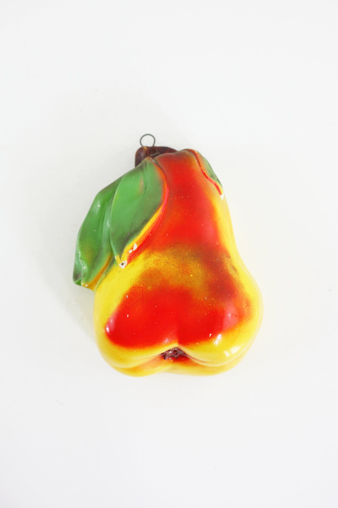 SOLD - Vintage 1940s Chalkware Pear String Holder – Wise Apple Vintage