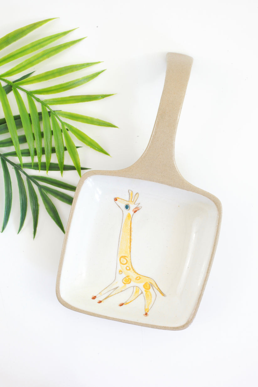 SOLD - Mid Century Modern Glidden Giraffe Handled Serving Dish – Wise ...