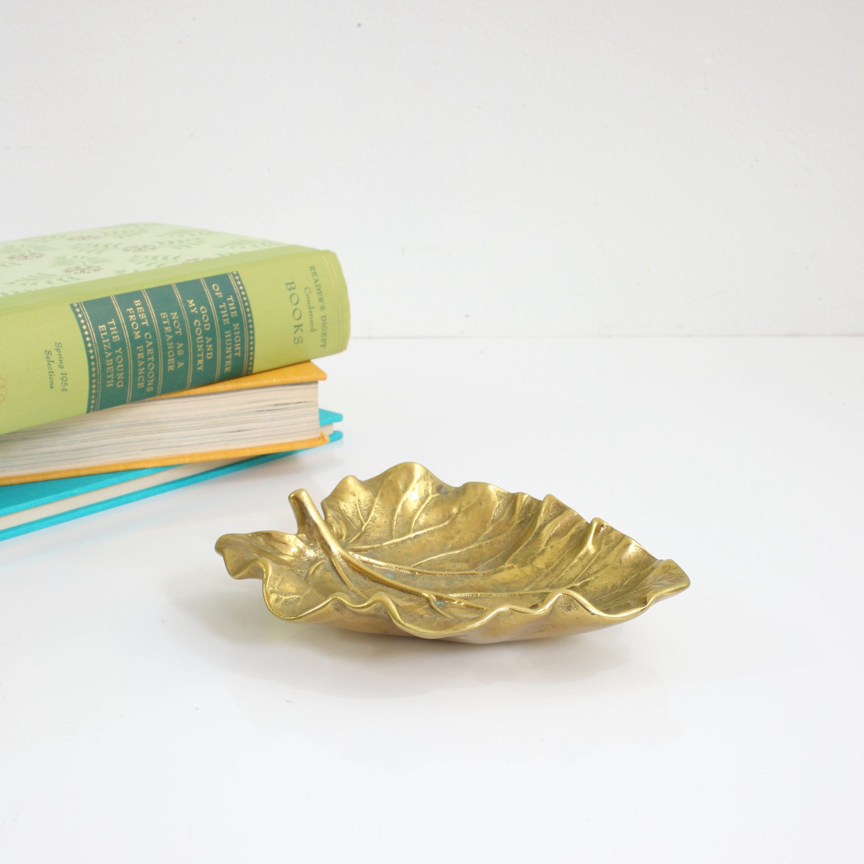 SOLD - Vintage Virginia Metalcrafters Brass Rhubarb Leaf Dish – Wise ...